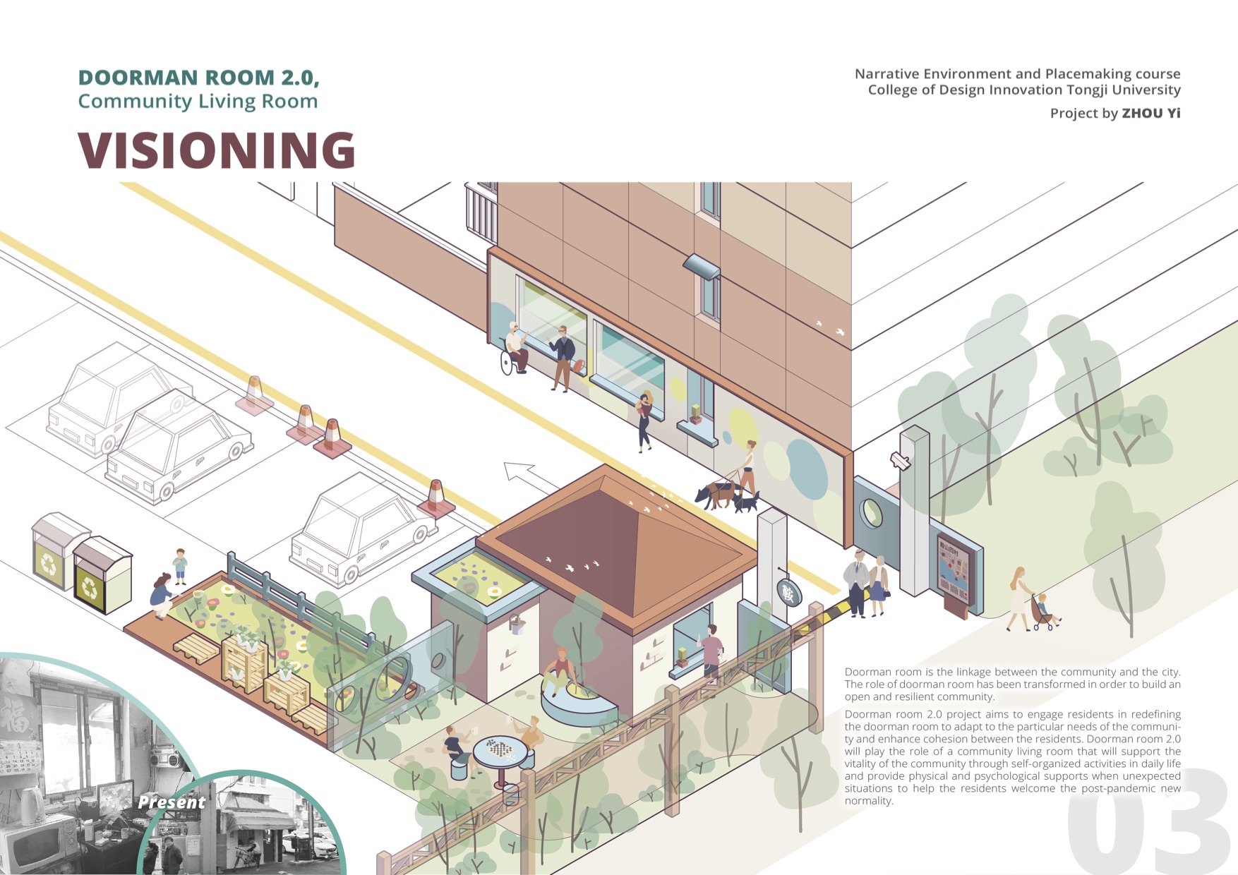 The community’s doorman’s room – Maison POC Collaborative City